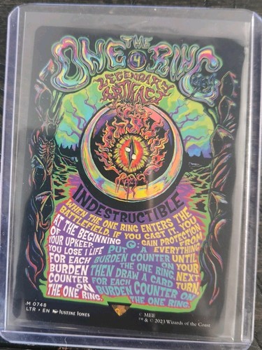 The One Ring (Borderless Poster) Universes Beyond: the Lord of the ...