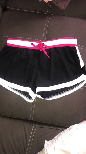 Fabletics Shorts Womens Small White Gray Workout Gym Running Runner ...