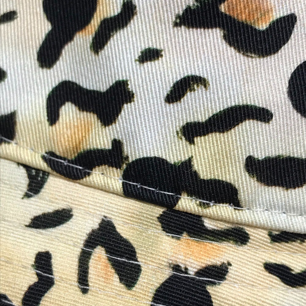 CELINE Gregory Edwards Leopard Bucket hat hat hat cot… - Gem