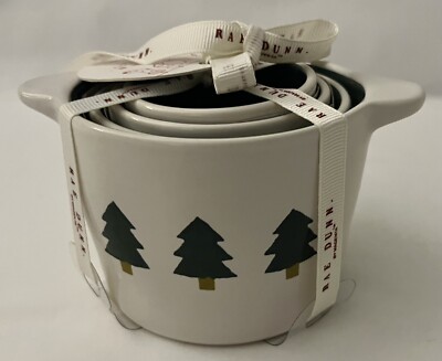 RAE DUNN Christmas Tree Measuring Cups | eBay