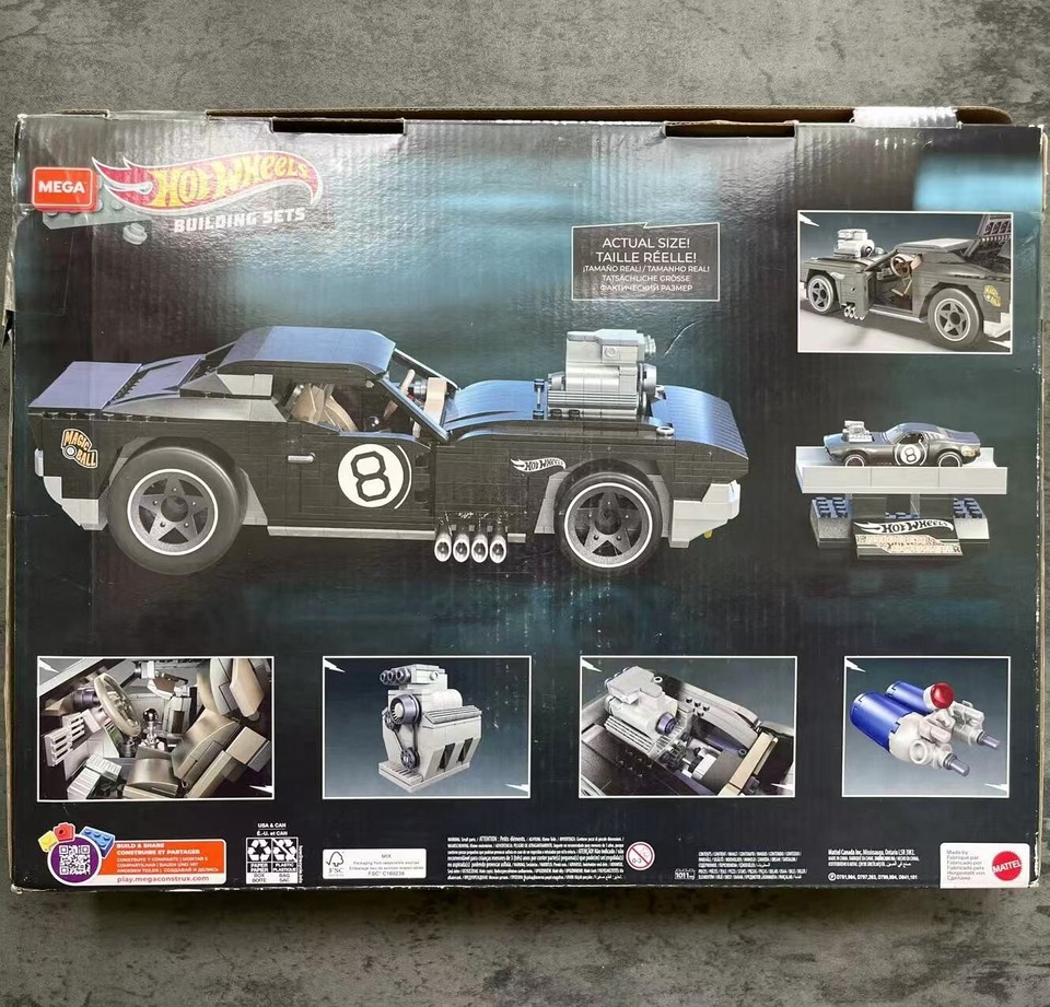 Mattel Mega Construx Hot Wheels Rodger Dodger Construction Set LEGO New ...