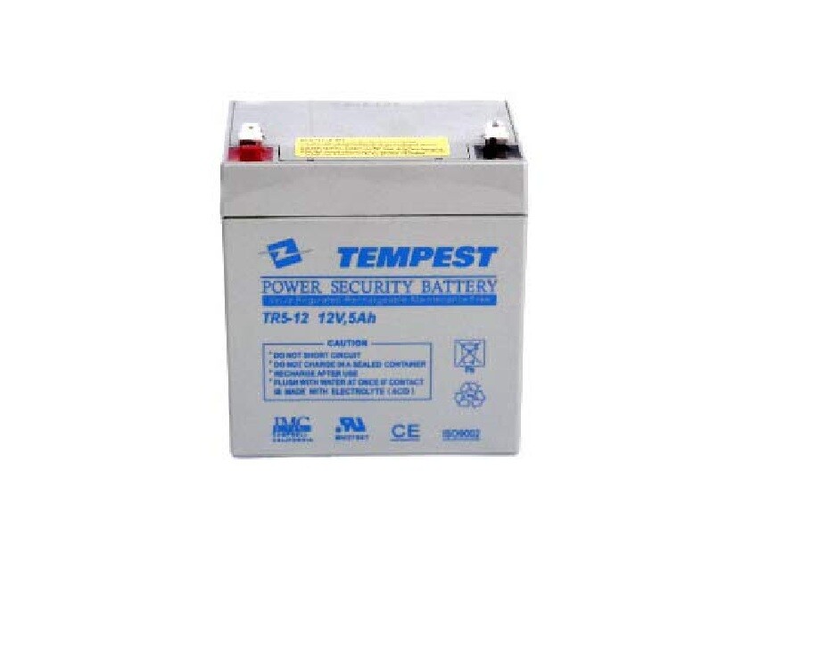 TEMPEST BATTERY 12v 5ah TR5-12 Sealed Lead Acid Rechargeable Battery | eBay