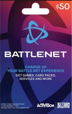 Battle.net gift card for EU please do not buy if your account is based ...