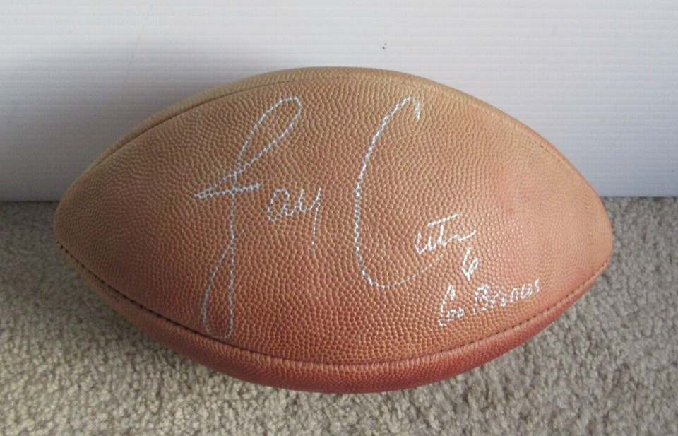 NFL Wilson National Football League The Duke #6 Jay Cutler Signed ...