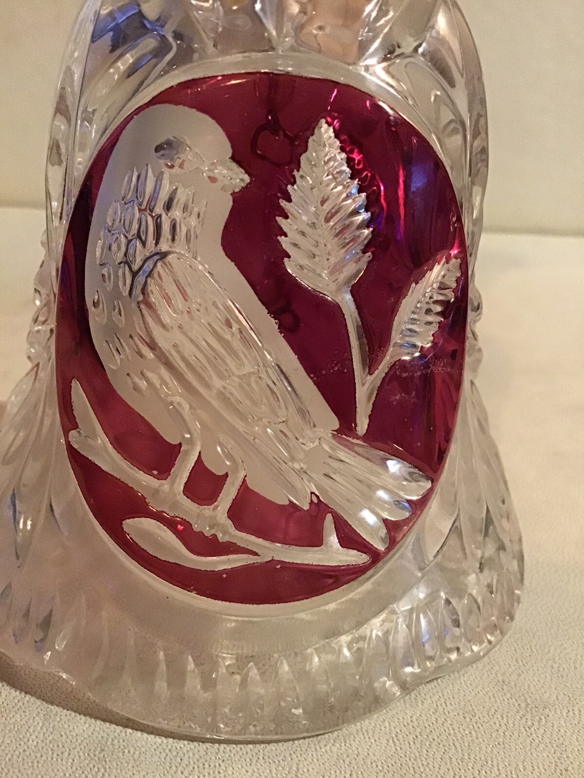 Hofbauer Collection ~ Bleikristall ~ Red Birds ~ Lead Crystal Bell | eBay