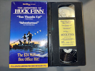 The Adventures of Huck Finn (VHS 1993) Full Length Screener 8 ...
