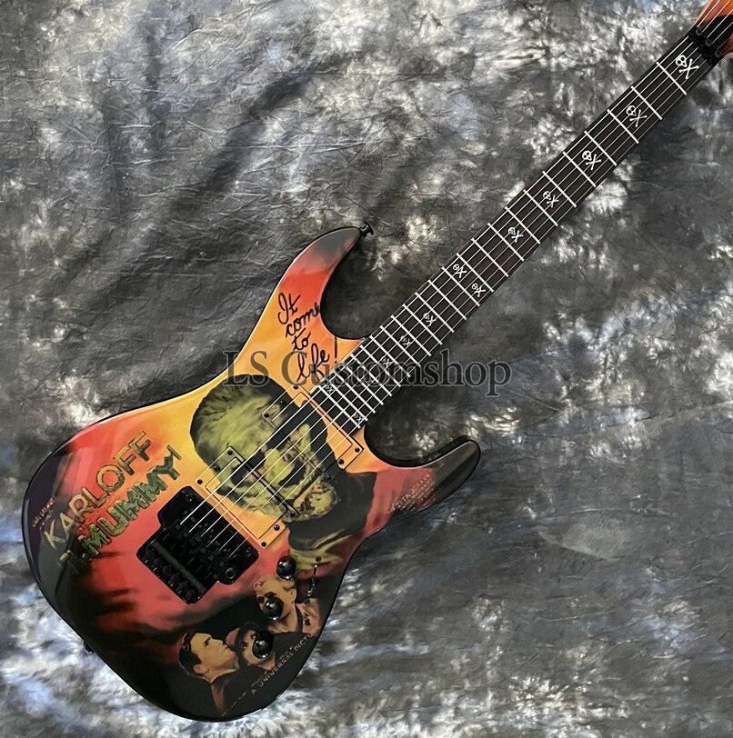 Metallica Karloff The Mummy KH-2 Kirk Hammett Solid Electric Guitar FR ...
