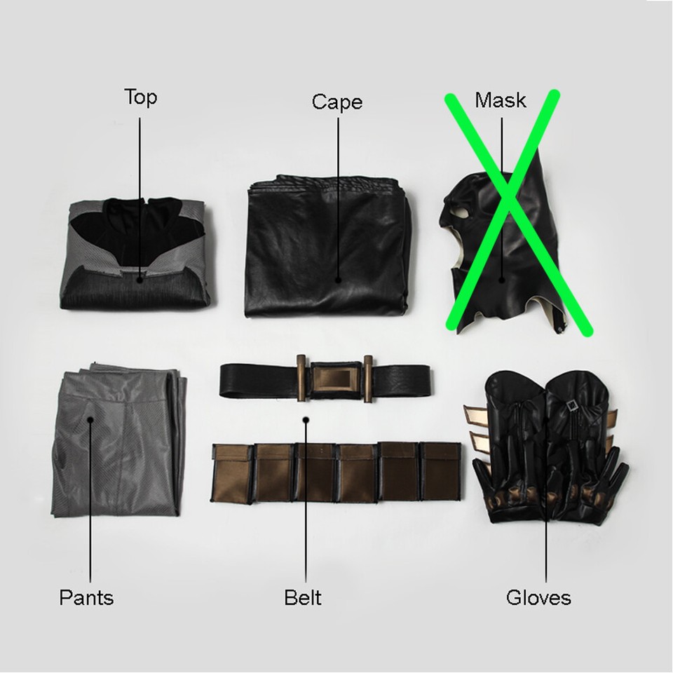 Justice League Batman Bruce Wayne Jumpsuit Cosplay Costume Classic Suit ...