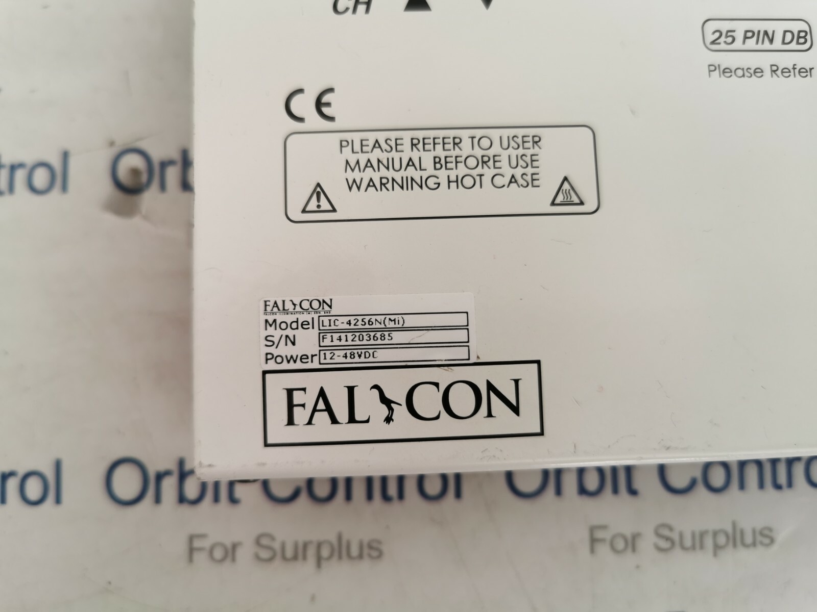 FALCON LIC-4256N ( Mi ) CAMERA CONTROLLER 12/48 VDC / DB25pin | eBay