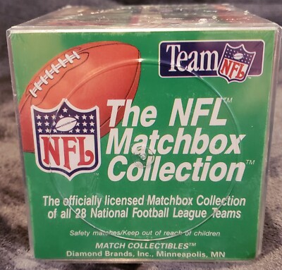 The NFL Football Matchbox Collection Matches Diamond Brand Vintage ...