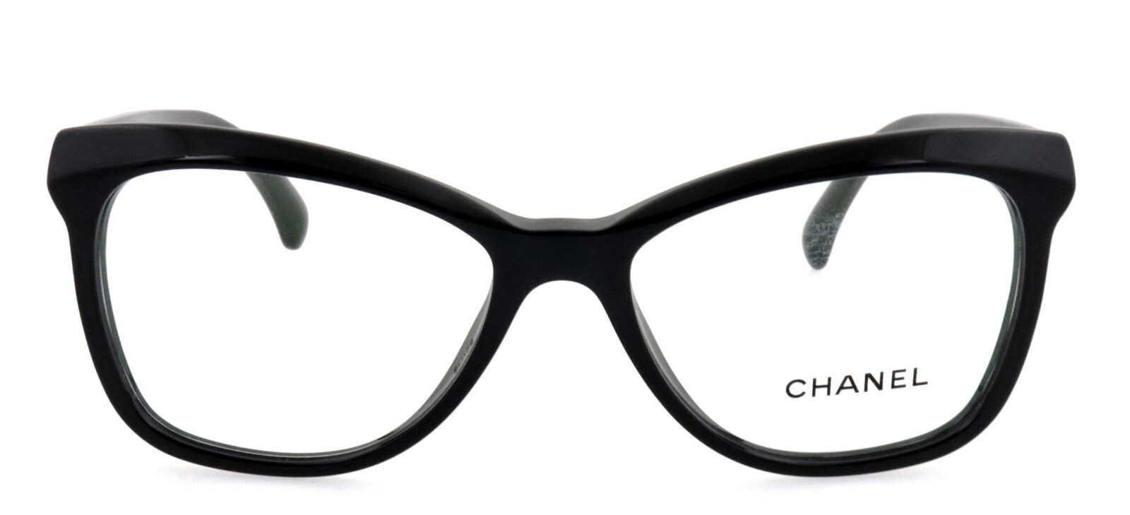 New CHANEL CH 3353 501 52mm Black Cat Eye Eyeglasses Frames Italy | eBay
