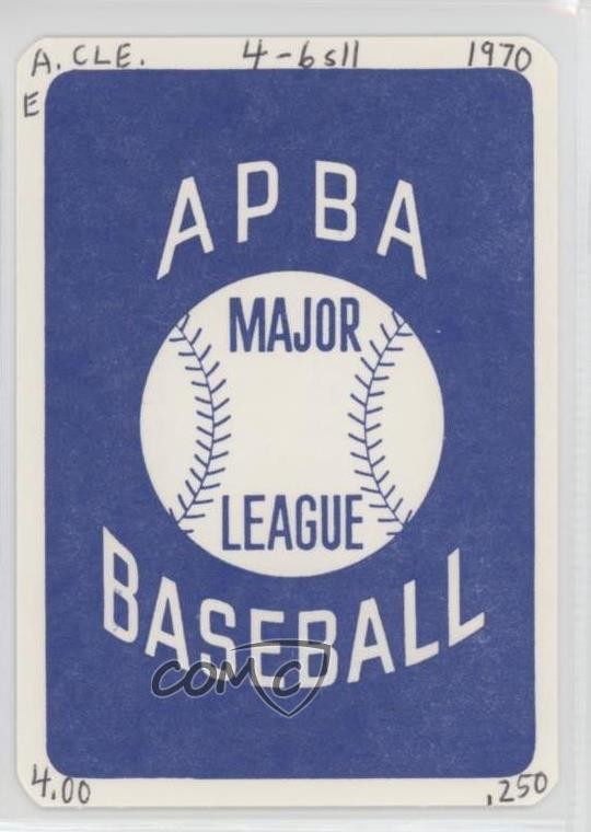 1971 APBA Baseball 1970 Season Dennis Higgins | eBay