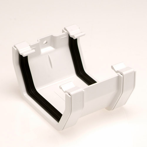 White SQUARE Gutter Fittings and Downpipe Fittings uPVC | eBay UK