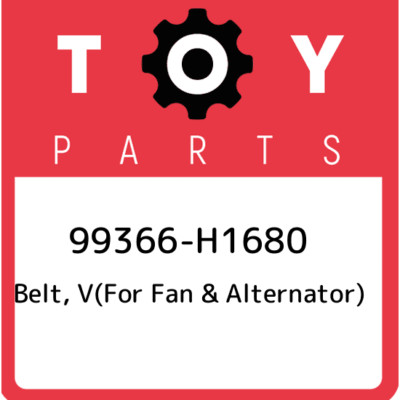 99366-H1680 Toyota Belt, v(for fan & alternator) 99366H1680, New ...