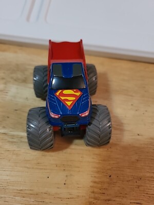 Hot Wheels Monster Jam Superman Monster Truck 1:64 EUC | eBay