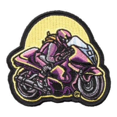 Purple Lady Rider Motorcycle Patch, Ladies Biker Patches | eBay