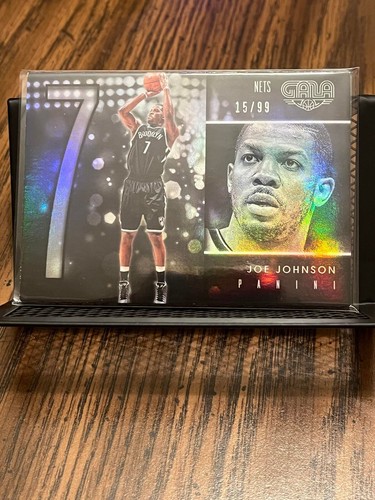 JOE JOHNSON 2015-16 PANINI GALA BROOKLYN NETS REFRACTOR INSERT CARD /99 ...