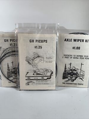 GH Products HO Scale GH Picups (2) & Axle Wiper Kit Mash up | eBay