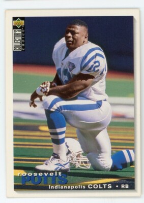 1995 Collector's Choice Football Card #108 Roosevelt Potts | eBay