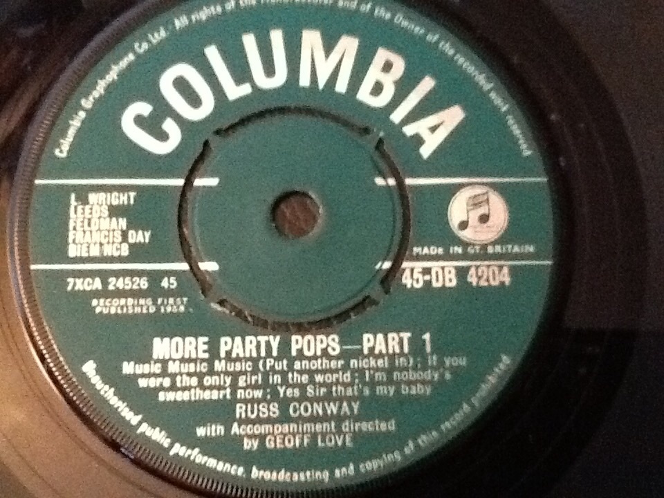RUSS CONWAY . MORE PARTY POPS - PART 1 / PART 2 . Put another nickel in ...