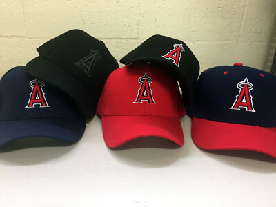 Los Angeles Angels Cap Hat of Anaheim Embroidered LA Adjustable Curved ...