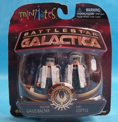 Minimates Battlestar Galactica Doctor Gaius Baltar & Doc Cottle | eBay