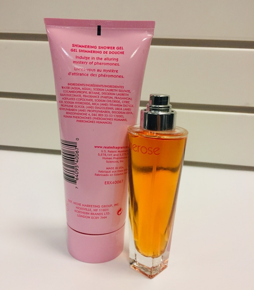 Pherose By Realm For Women Set EDP 1.7 fl.oz Shower Gel 6.8 oz New No ...