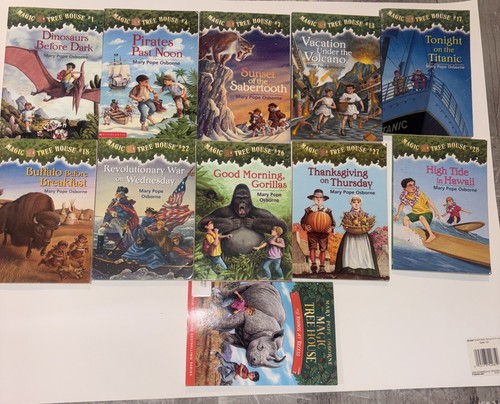 Lot Of 11 Magic Tree House Paper Back Books | eBay