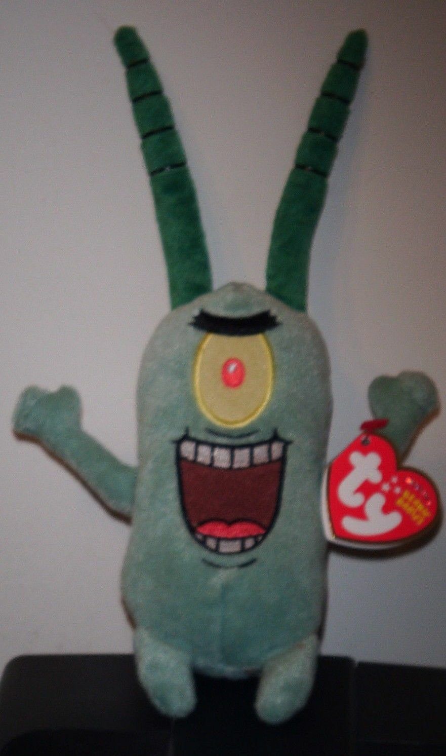 Ty Beanie Baby - SHELDON J. PLANKTON (SpongeBob Squarepants) NEW MWMT ...