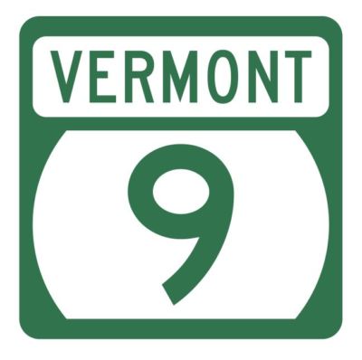 Vermont State Highway 9 Sticker Decal R5268 Highway Route Sign | eBay