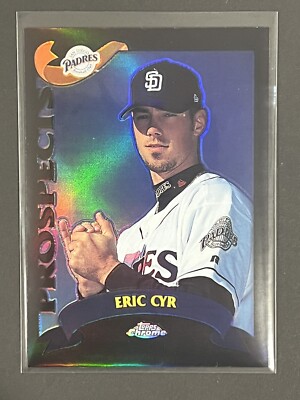 2002 Topps Chrome Prospects Black Refractor /100 Eric Cyr #T188 Padres | eBay
