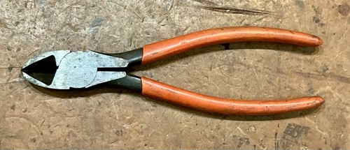 Snap-on Tool • 87CF • Orange • 7” Diagonal Cutters / Wire Snips / Dikes ...