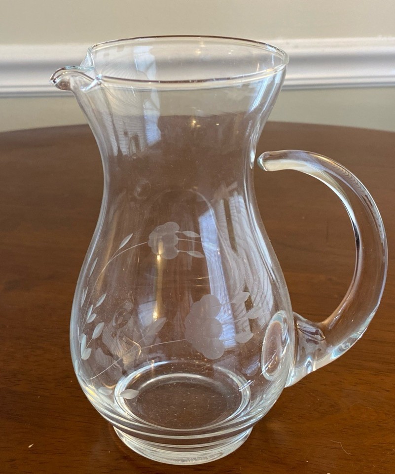 Vintage Princess House #041 Heritage Water/Juice Pitcher w/4 Glasses ...