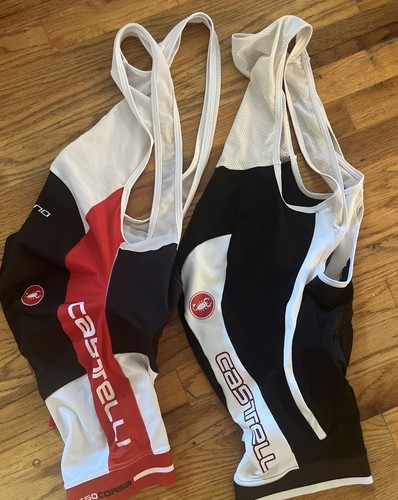 Castelli Bib Shorts Large Lot Inferno And Rossa Corsa | eBay