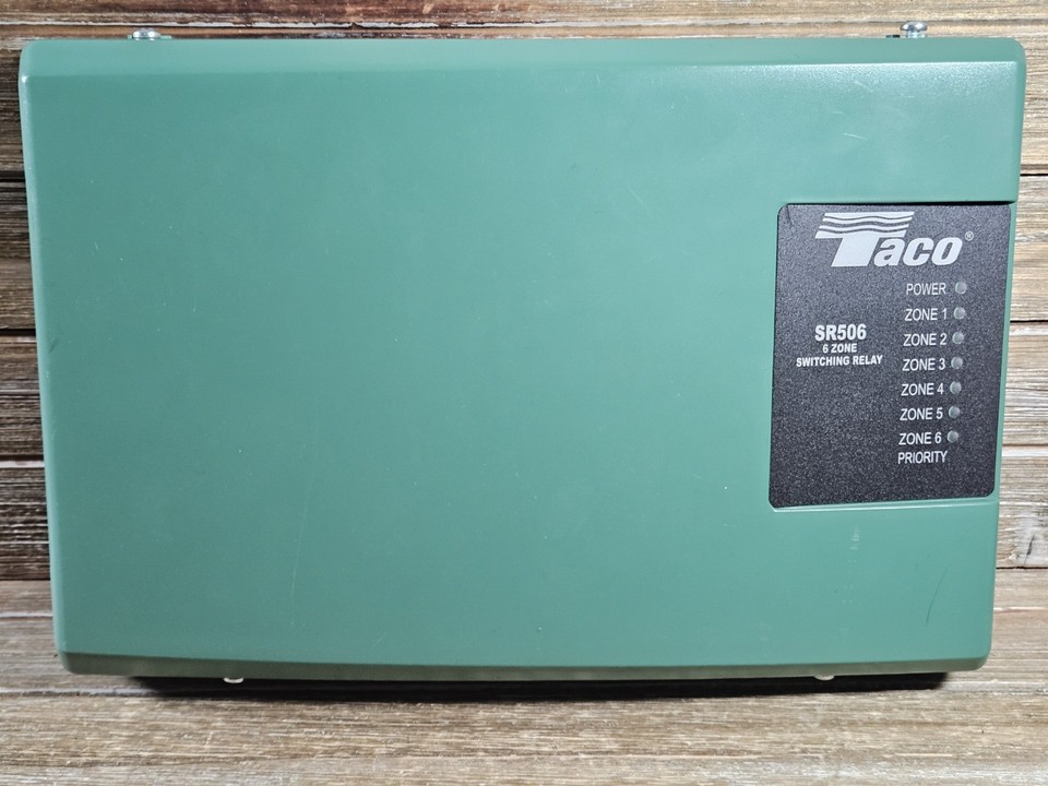 TACO SR506-4 Six Zone Switching Relay Priority Boiler Control Free ...