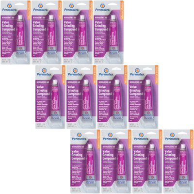 Permatex 80036 Valve Grinding Compound Set 18oz (12 x 1.50oz Tube) Pack ...