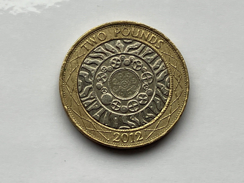 2012 TECHNOLOGY STANDING ON THE SHOULDERS OF GIANTS TWO 2 POUND COIN ...