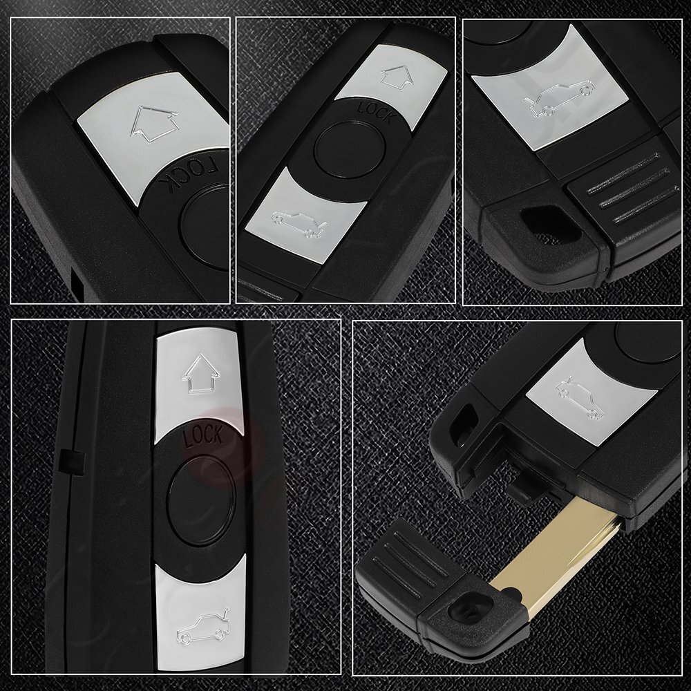 2 Remote Car Key Fob for BMW 328i 335i 2006 2007 2008 2009 2010 2011 3 ...
