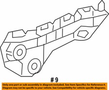 5211560190 Genuine OEM Toyota Support Front Bumper Side RH 52115-60190 ...