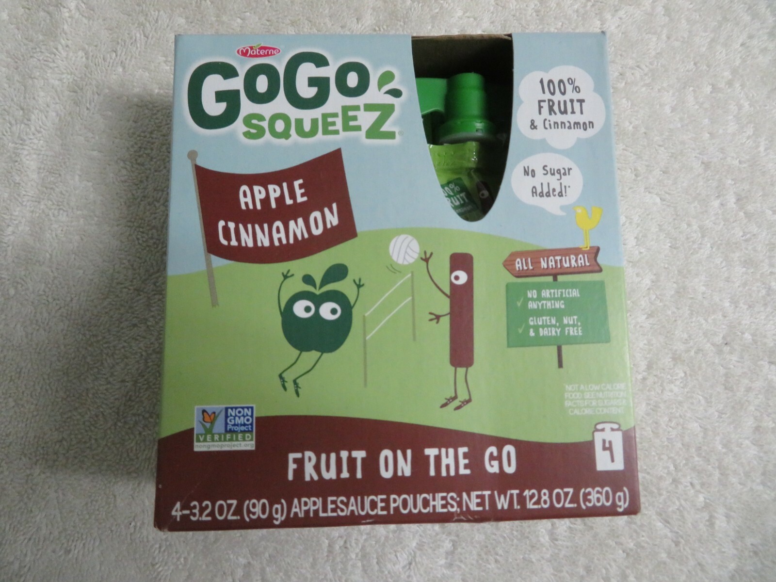 Gogo Squeez Applesauce on The Go Apple Cinnamon - 4 Ct Multicolor for ...