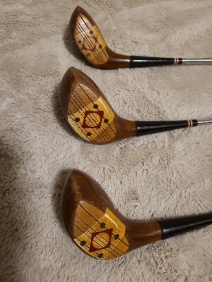 Vintage MacGregor Golf Clubs Woods Set Of 3 | eBay