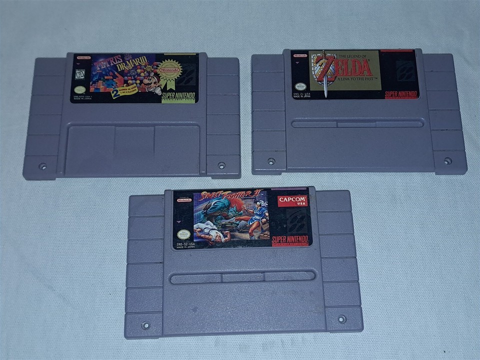 4 Super Nintendo SNES Game Lot + 3 Top Shells [READ DESCRIPTION] | eBay