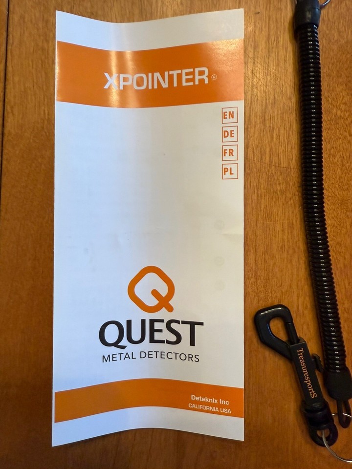 Quest XPointer Land Orange Water Resistant Pinpointer Detector Tech ...