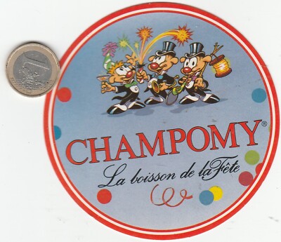 AUTOCOLLANT. Boissons. CHAMPOMY | eBay
