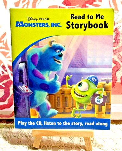 2015 DISNEY PIXAR MONSTERS INC READ ME STORYBOOK CD & BOOK READ ALONG ...