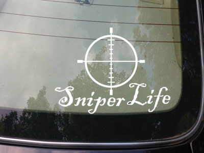 Sniper life sticker decal stealth military soldier war combat sniper | eBay