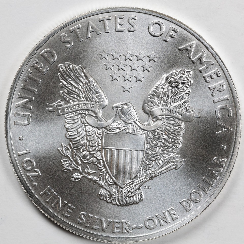 2015 American Silver Eagle #2 (BU) in a Capsule - PRISTINE - ORIGINAL ...