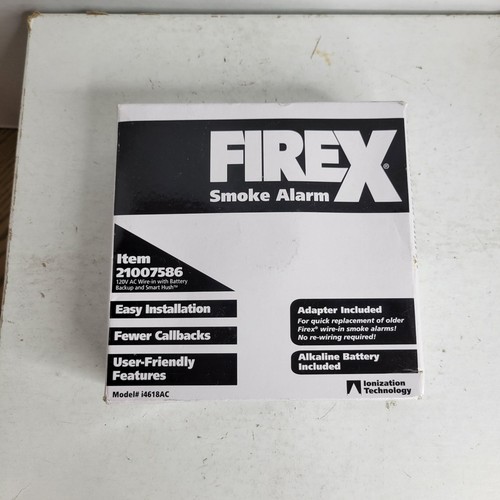 KIDDE i4618AC Firex Hardwired Smoke Detector W/ Battery Backup Item ...