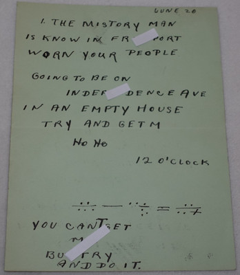 Mistory Man Early 1920s Freeport LI New York Strange Weird Letter to ...