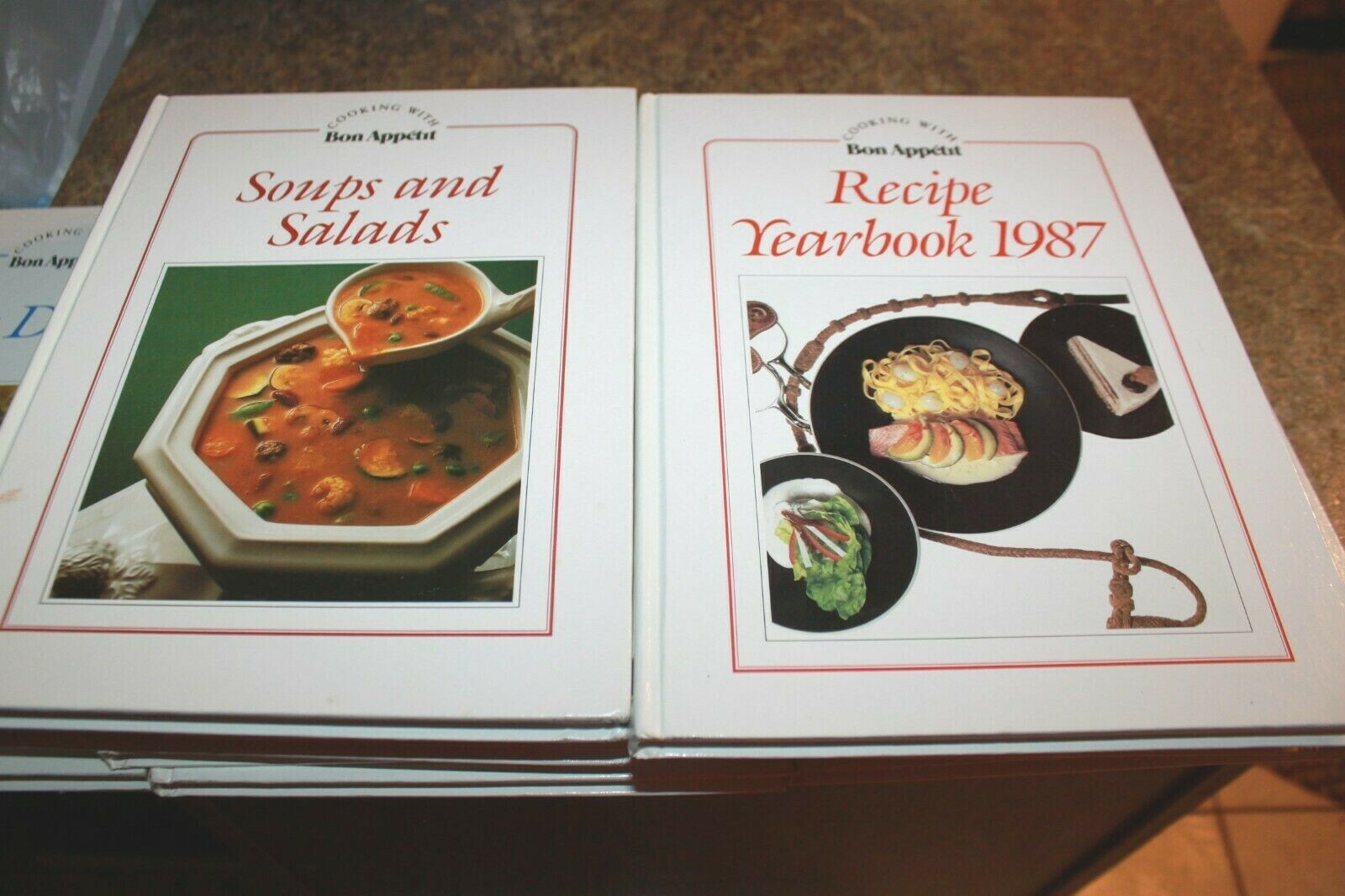 SET OF 16 COOKING WITH BON APPETIT RECIPE COOKBOOKS - KNAPP PRESS 1980s ...